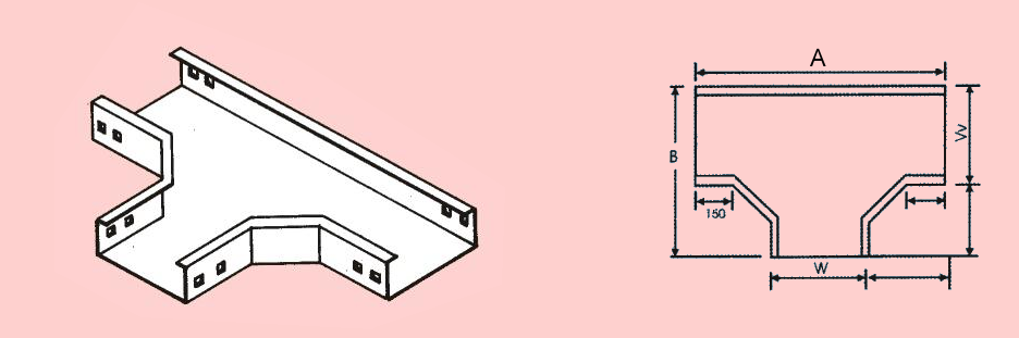 HORIZONTAL TEE - CABLE DUCT, fitting,connector,fitting,conduit fitting ...
